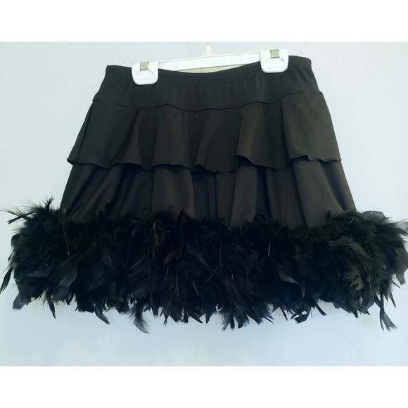 Body Wrappers | Skirts | Body Wrappers Adult Large Feather Trim ...